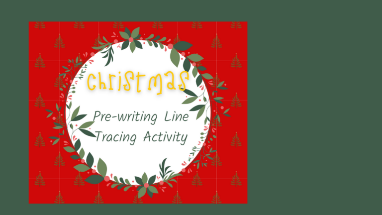 Christmas Pre-Writing Activity Book for Kids - Thrifty Mommas Tips