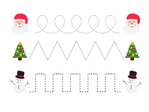 Christmas Pre-Writing Activity Book for Kids - Thrifty Mommas Tips