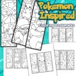 Pokemon Colouring Bookmarks — Thrifty Mommas Tips